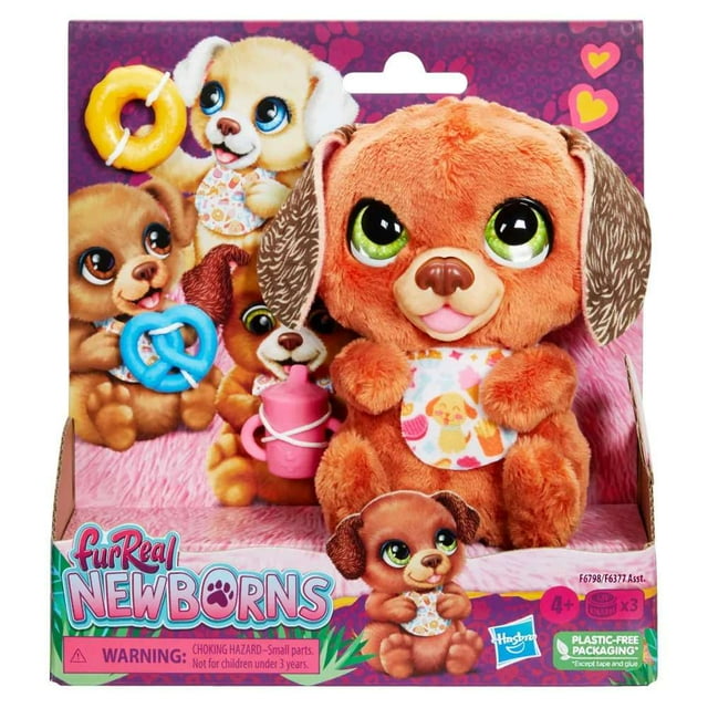 FurReal Pets Interactive Furry Newborns Puppy Toy for Kids - Walmart.com