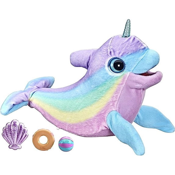 FurReal Friends Wavy the Narwhal Toy for Kids, Rainbow-Colored ...