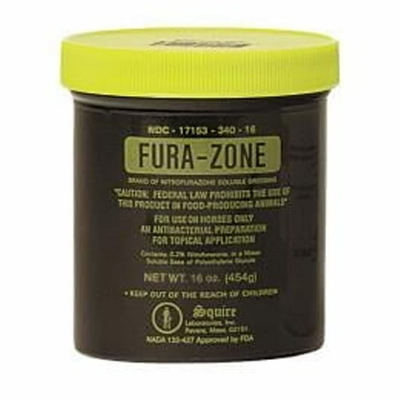 Fura-Zone Ointment, 1 lb, Topical Antibacterial for Wounds, Burns ...