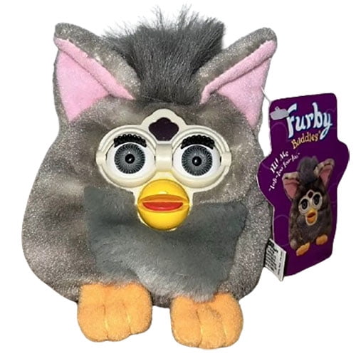Furby Buddies Bean Bag Plush - LIKE JOKE [Grey](4 inch) - Walmart.com
