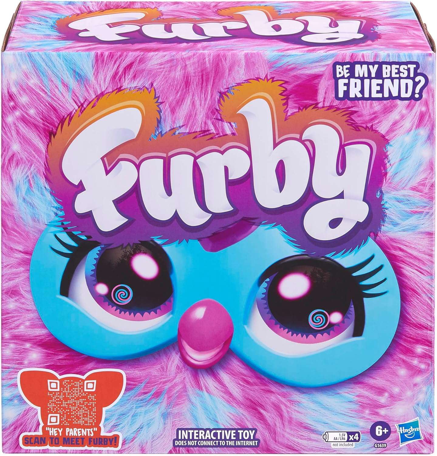 Furby Cotton Candy Interactive Plush Figure - Walmart.com