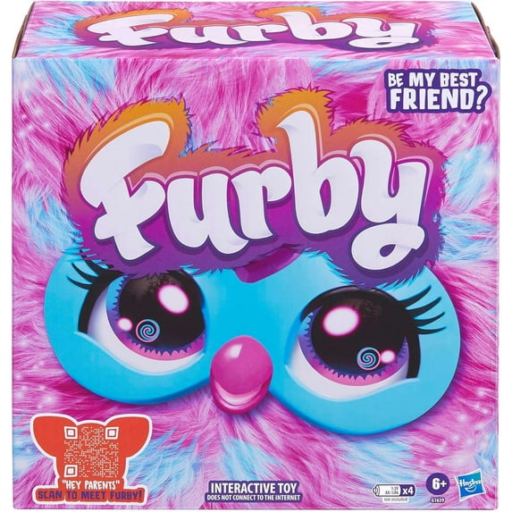 Furby Cotton Candy Interactive Plush Figure - Walmart.com