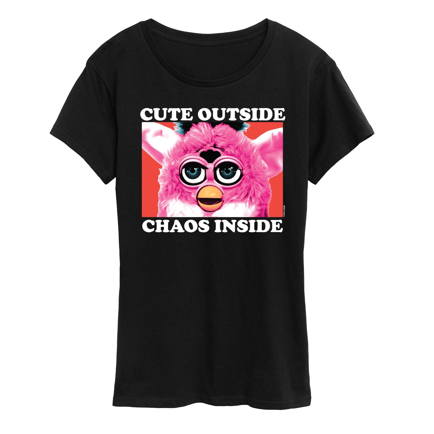 Furby - Cute Outside Chaos Inside - Women's Short Sleeve Graphic T ...