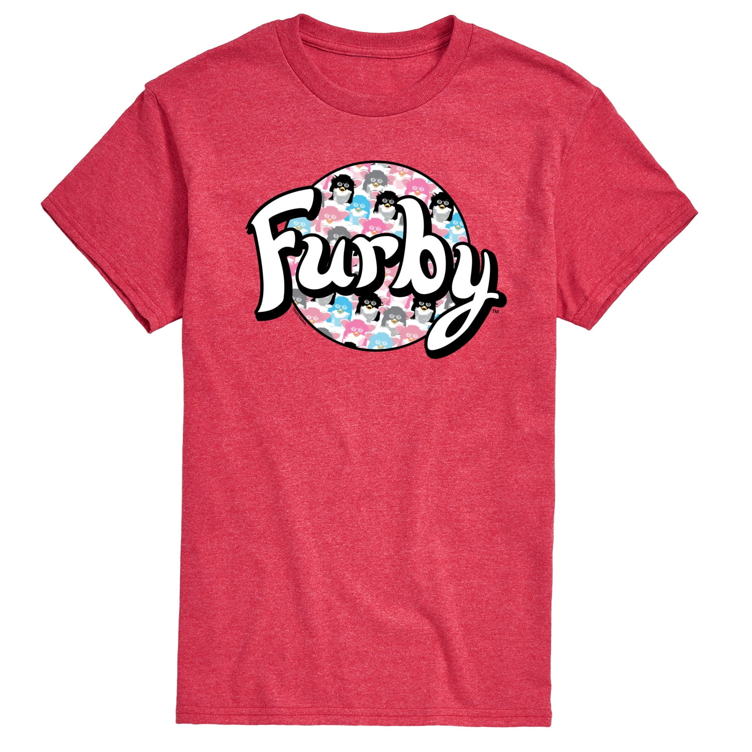 Furby - Furby Logo Circle - Men's Short Sleeve T-Shirt - Walmart.com