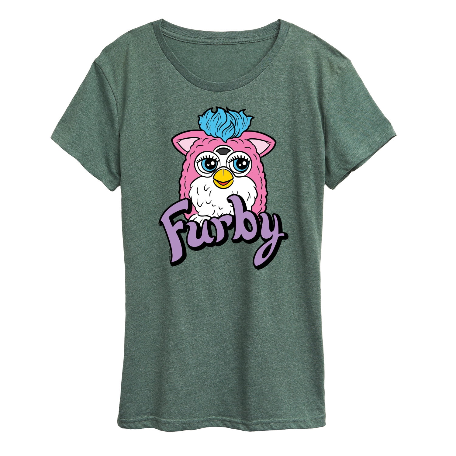 Furby - Furby With Logo - Women's Short Sleeve Graphic T-Shirt ...
