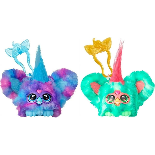 Furby Furblets 2-Pack, Mini Friends Luv-Lee & Mello-Nee, 45+ Sounds ...