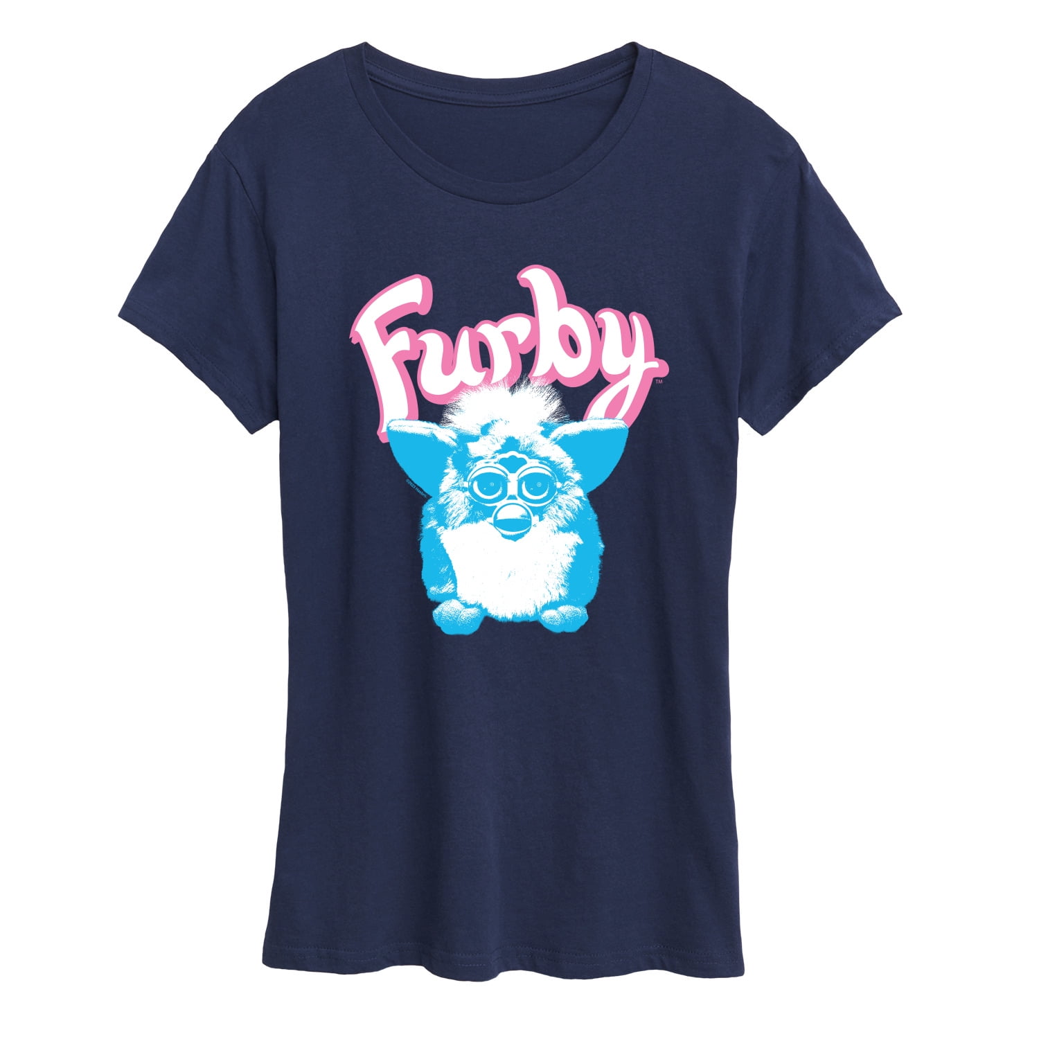 Furby - Photoreal Furby Logo - Women's Short Sleeve Graphic T-Shirt ...