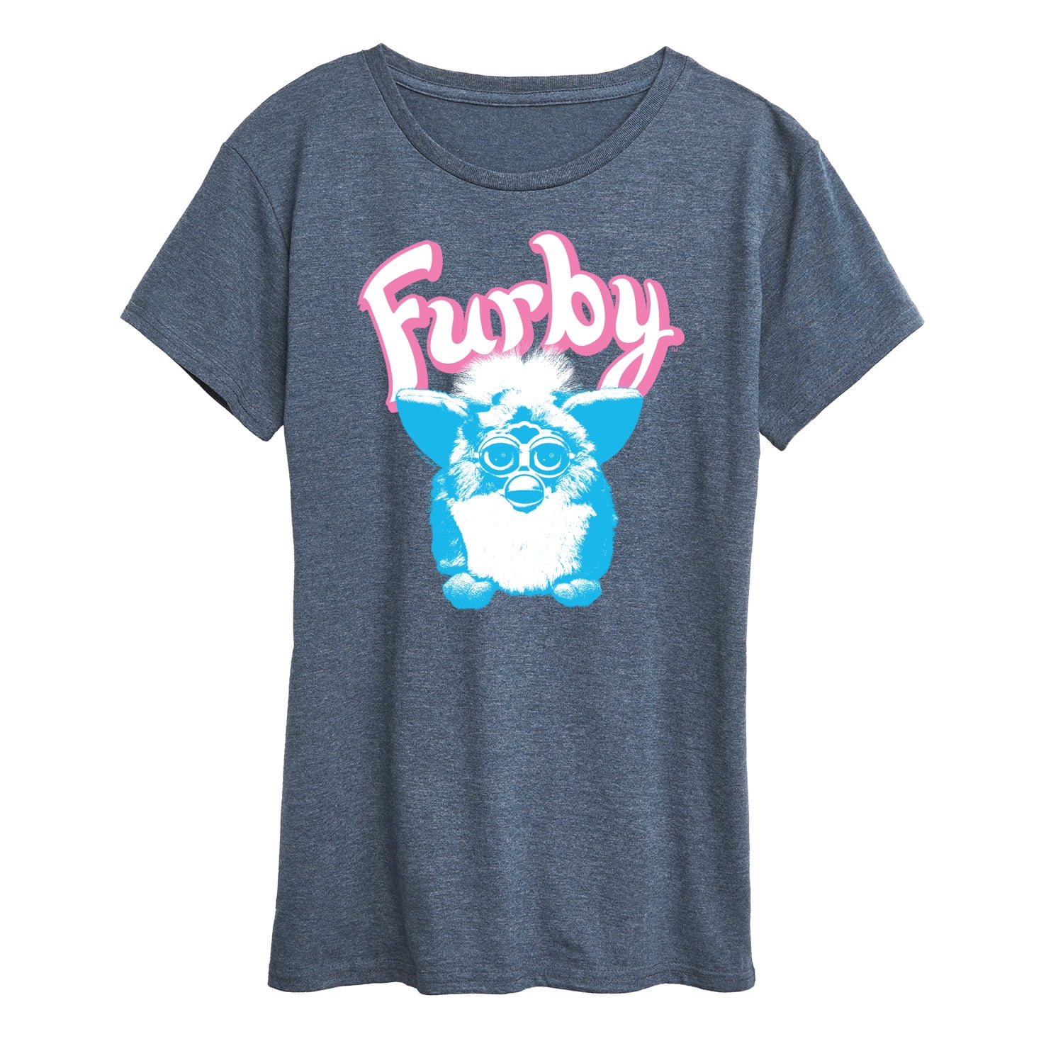 Furby - Photoreal Furby Logo - Women's Short Sleeve Graphic T-Shirt ...