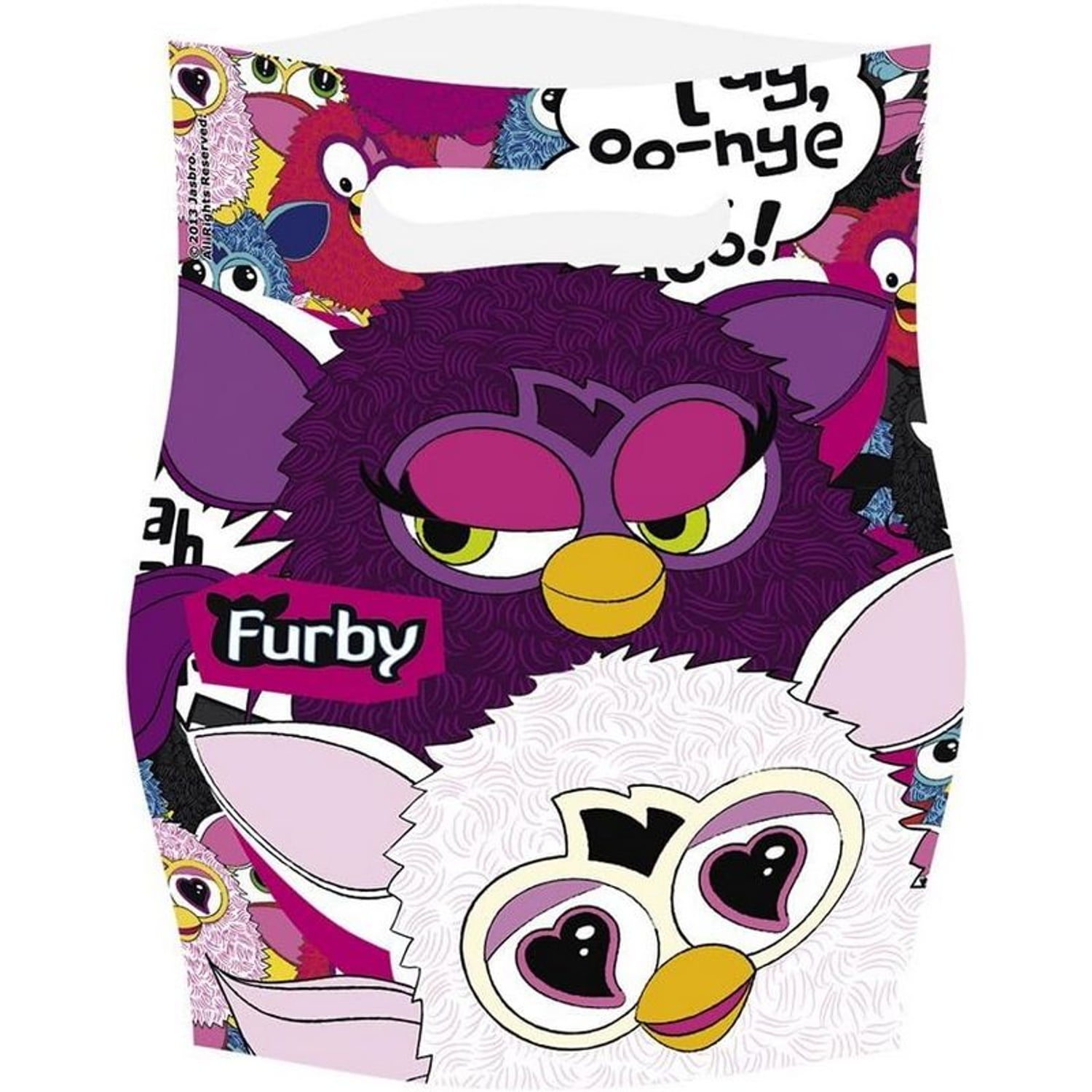 Furby Plastic Party Bags (Pack of 6) - Walmart.com