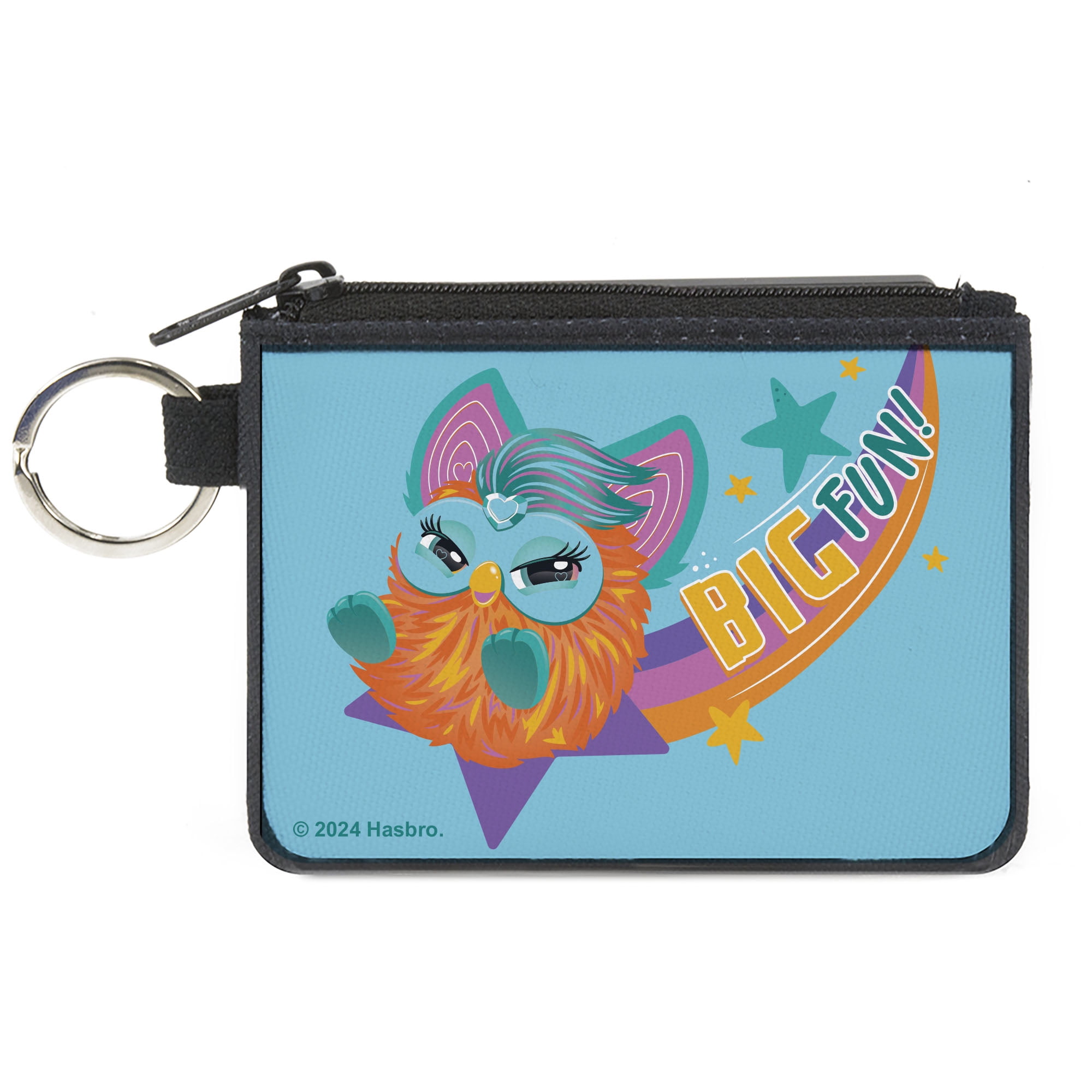 Furby Wallet, Coin Purse, Furby Purple Dancing Furby Pose and Furbish ...