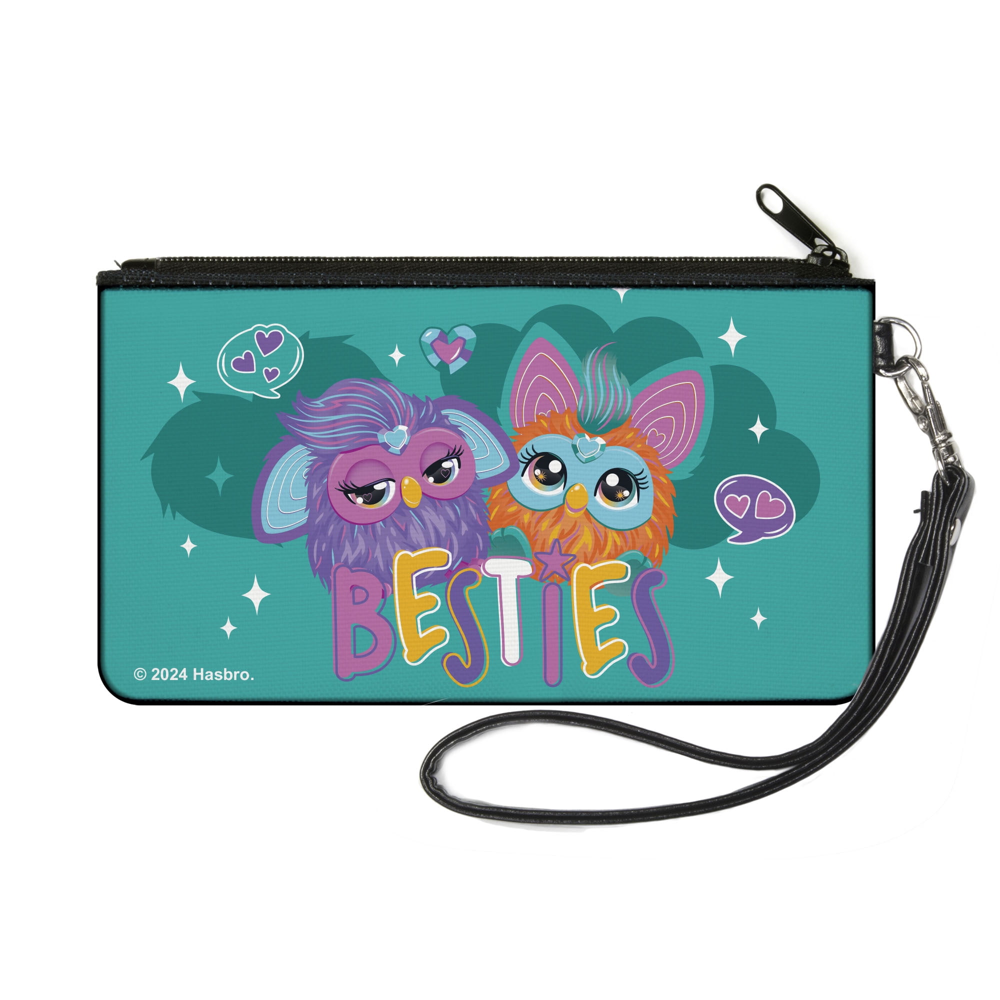Furby Wallet, Zip Pouch, Furby Purple and Orange Furby Besties Pose ...