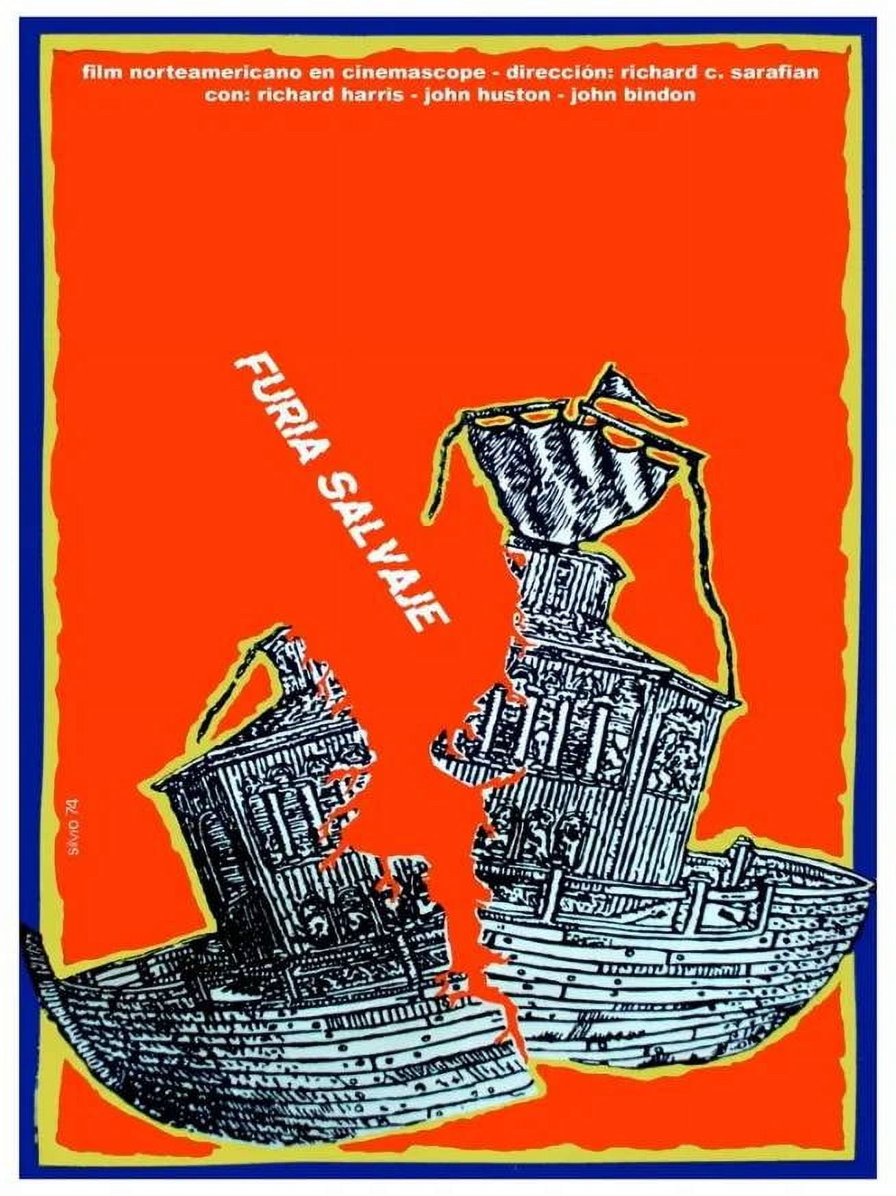 Furia Salvaje, Savage Rage Decoration Poster.Graphic art Interior ...