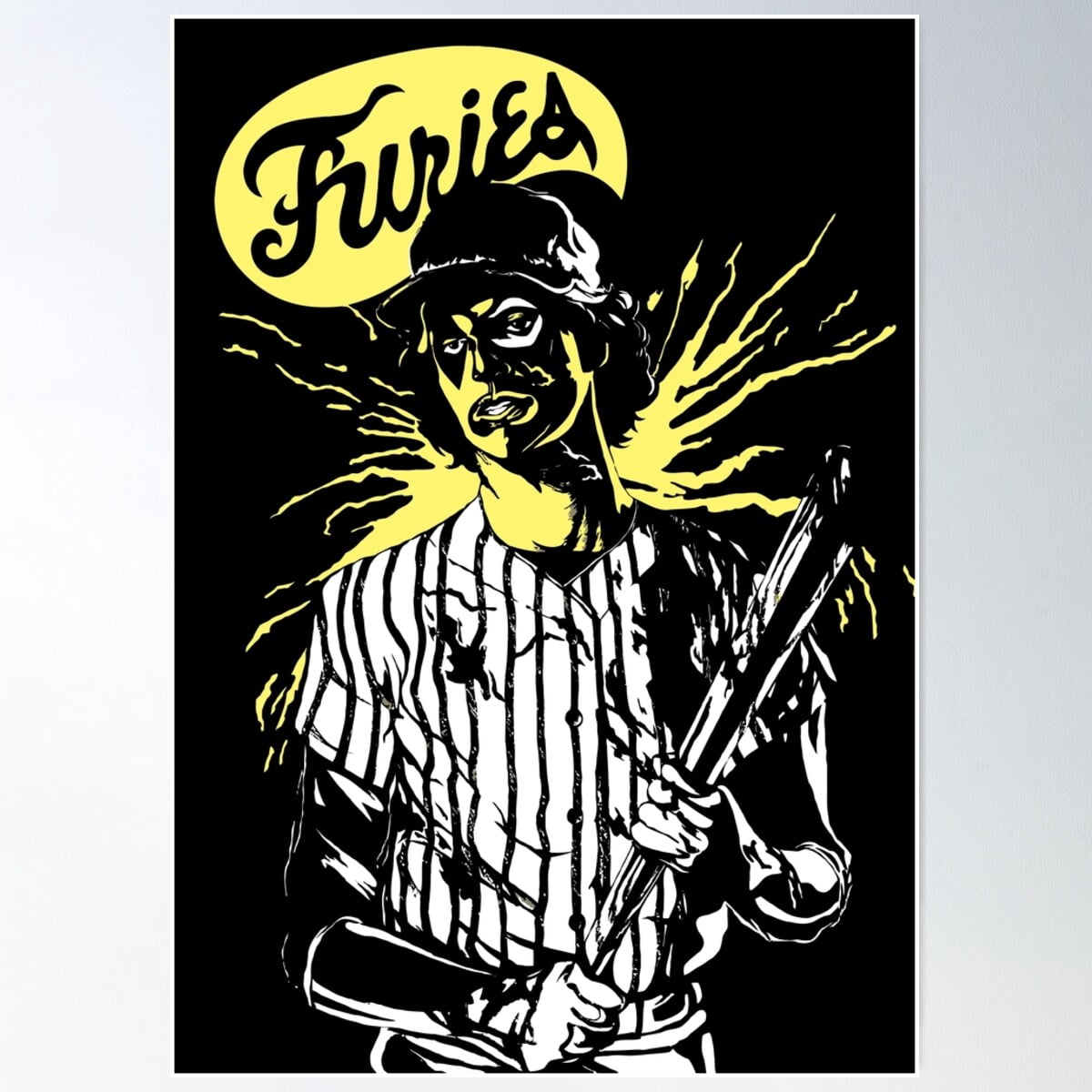 Furies Baseball Poster Wall Art, Modern Wall Decor For Living Room ...