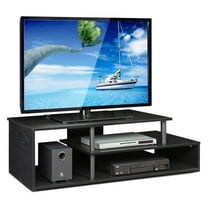 Furinno Just No-Tools Wide TV Stand - Easy Assembly, Low Rise, Suitable ...