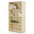 "Furinno 4-Shelf Storage Unit, 23.6""W x 9.4""D x 41.7""H, Freestanding ...