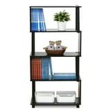 Furinno 4-Tier Flexi Rack, Espresso 14216EX - Walmart.com