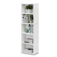 Furinno Sturdy 5-Tier Reversible Open Shelf Bookcase with Roomy ...