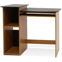Furinno JAYA Simple Design Computer Writing Desk, Walnut - Walmart.com