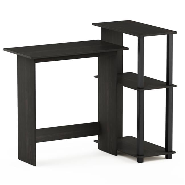 Furinno Abbott Black Corner Computer Desk with Storage, Ideal for Small ...
