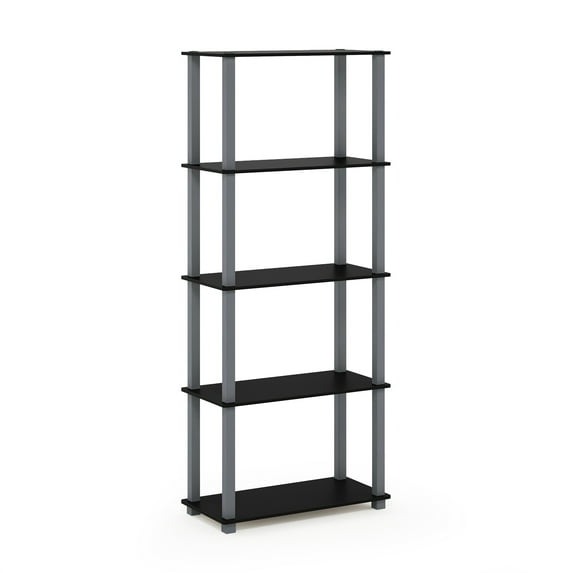 Furinno Besi 6-Tier Industrial Multipurpose Shelf Display Rack with ...