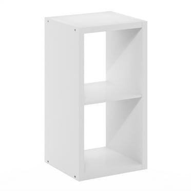 Furniture of America Brooks Stackable 2-Cube Wood White Bookcase ...