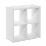 Furinno Stylish Wood Shelf 4-Cube Storage Organizer, Open Back ...