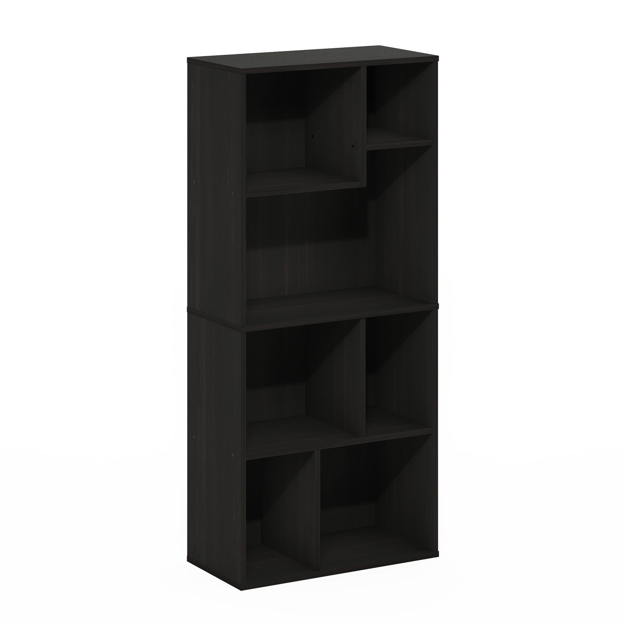 Furinno Daly 7-Cube Irregular Cubes Bookcase, Bookshelf, Storage ...