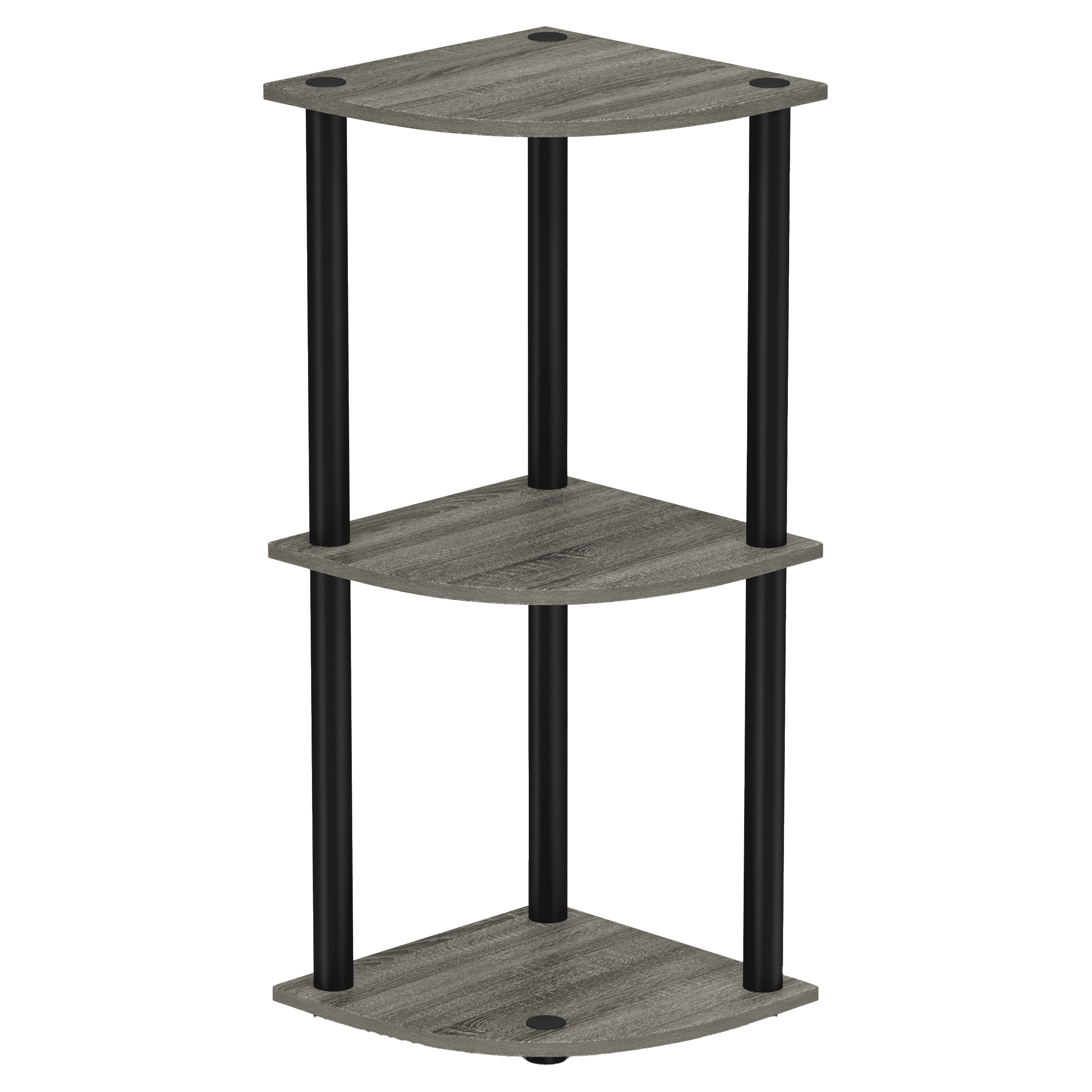 Furinno Turn-N-Tube 3-Tier Compact Multipurpose Shelf Display Rack with ...