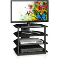 Furinno Econ Engineered Wood 4-Tier Petite TV Stand for TV up to 25" in ...
