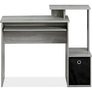 Furinno JAYA Simple Design Computer Writing Desk, Walnut - Walmart.com