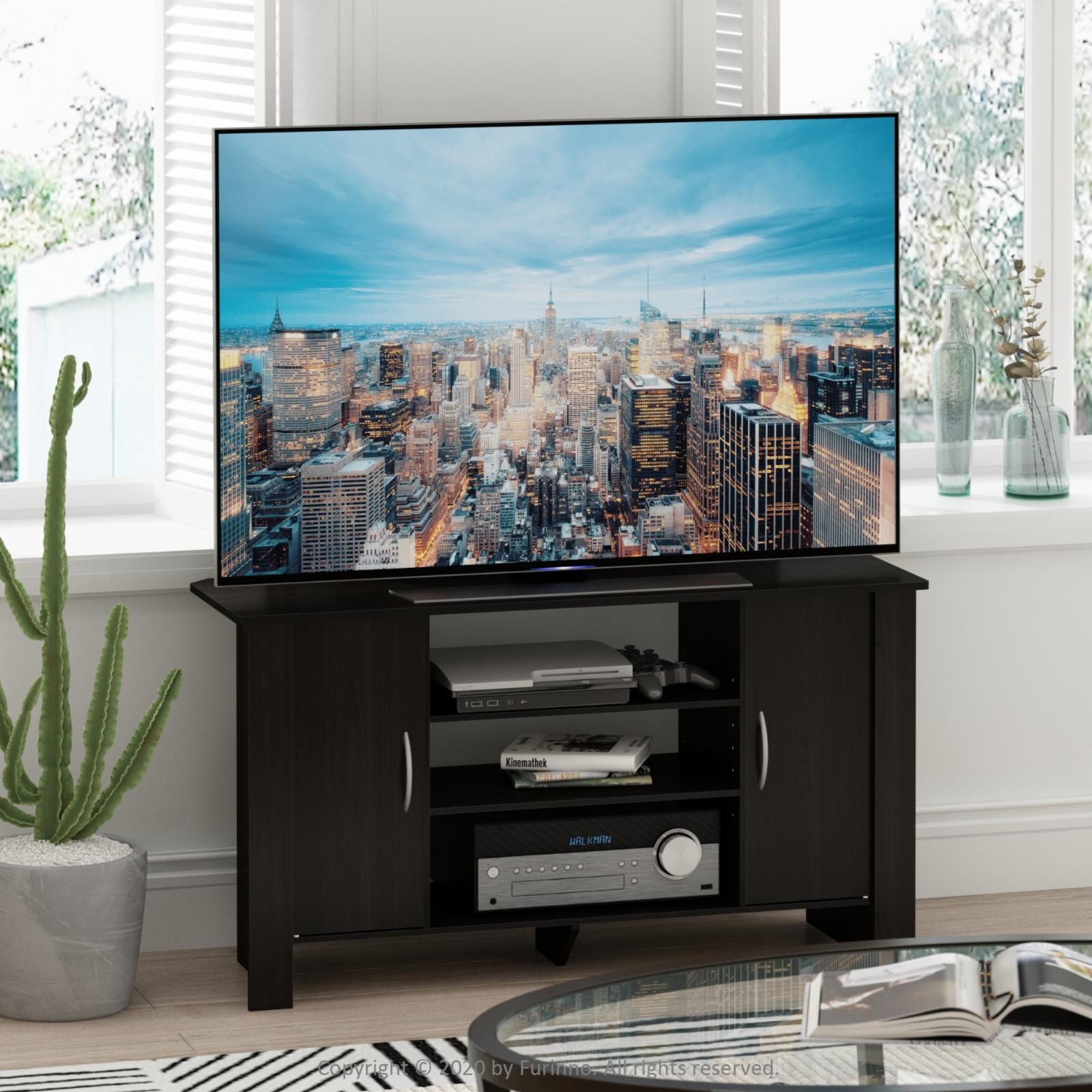 Furinno Econ TV Stand Entertainment Center, fits TVs up to 42 inches ...