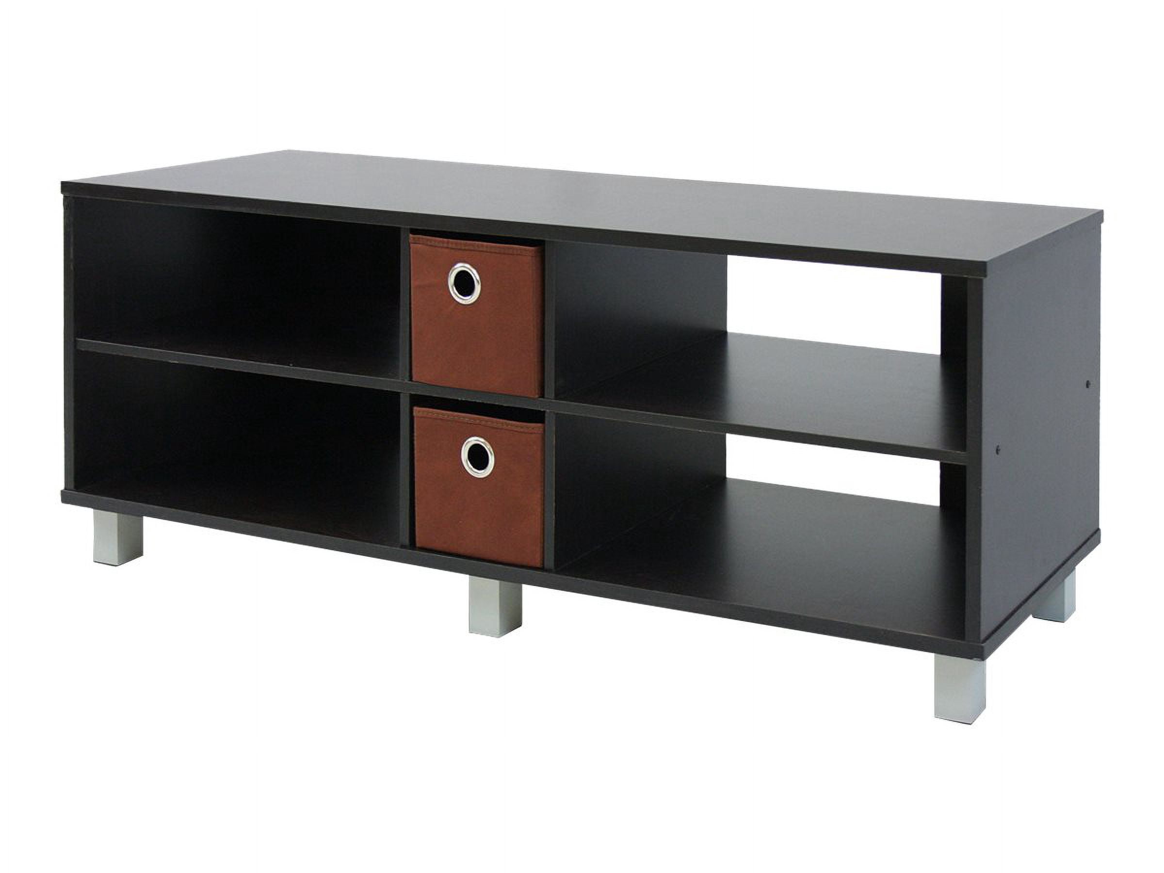 FURINNO Dario TV Entertainment Center, Espresso/Brown - Walmart.com