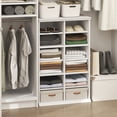 Furinno FANO 12-Cube Stackable Adjustable Open Shelf Closet Organizer ...