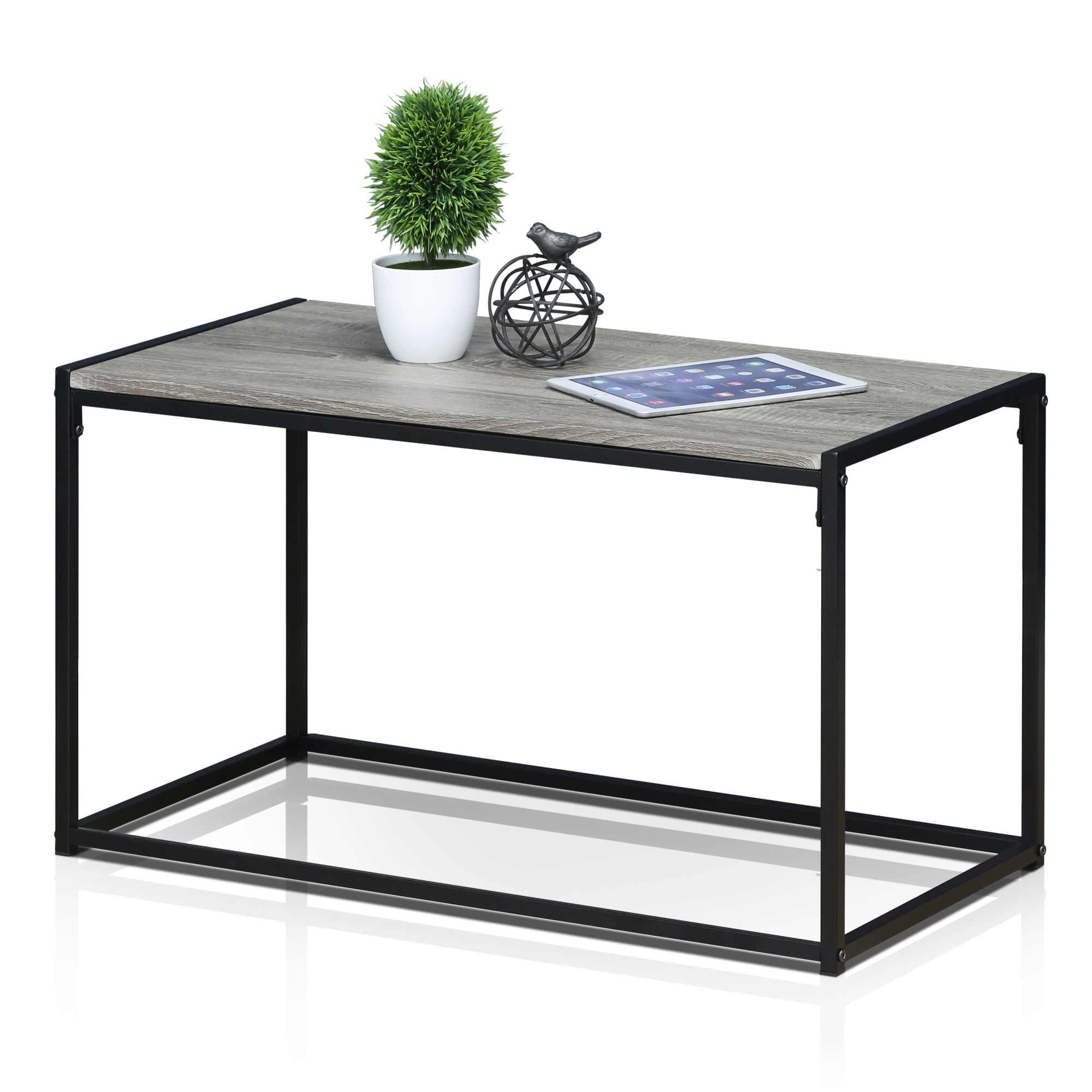 Furinno Modern Coffee Table, Dark Oak - Walmart.com
