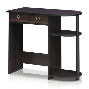 Furinno JAYA Simple Design Computer Writing Desk, Walnut - Walmart.com