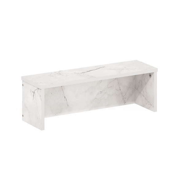 Furinno Helena 18-Inch Marble White Kitchen Counter Stackable Organizer ...