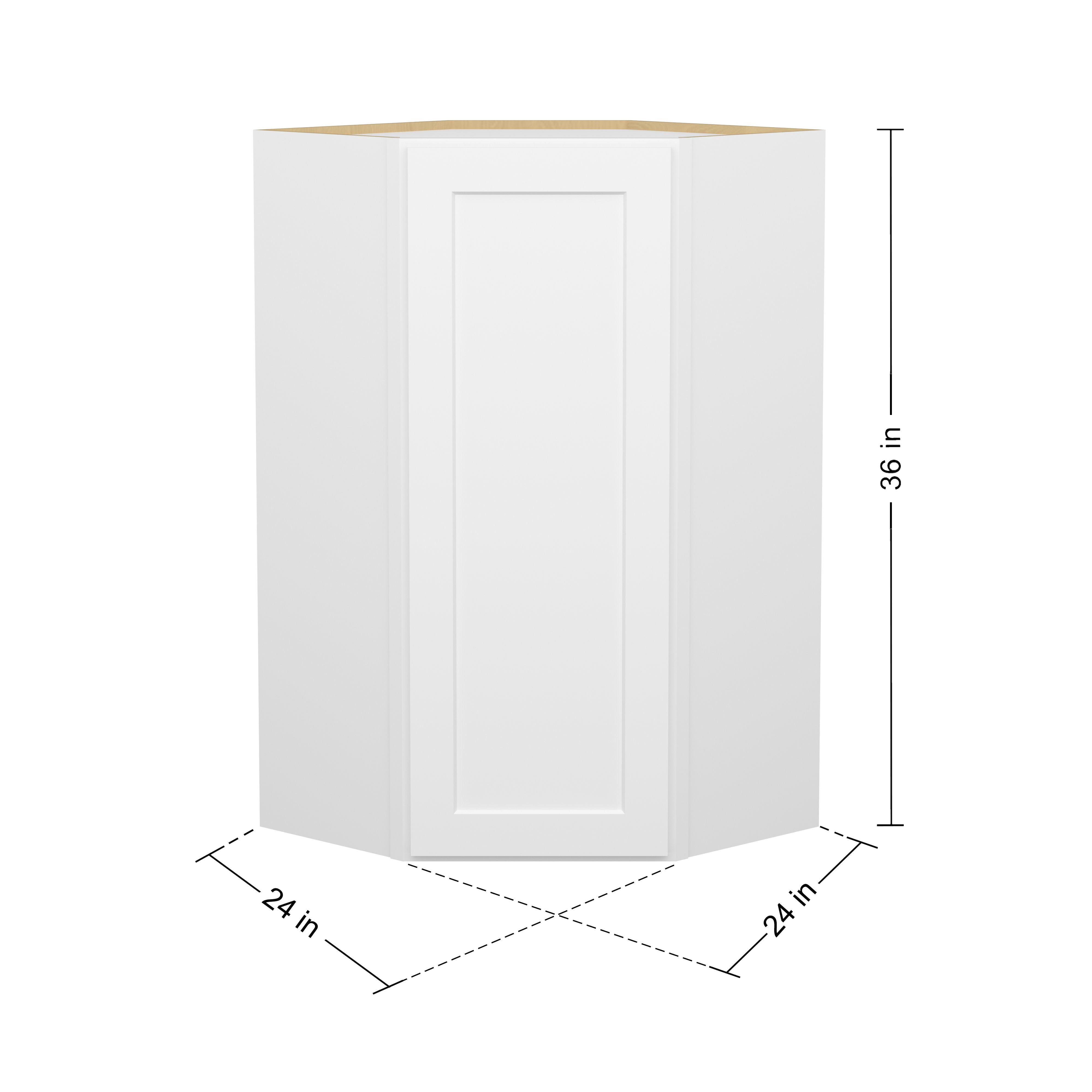Furinno Shaker Plywood Wall Diagonal Kitchen Cabinet with 1 Door 3 ...