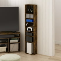 Furinno JAYA 24-Shelf Multimedia Media Storage Tower Rack with ...