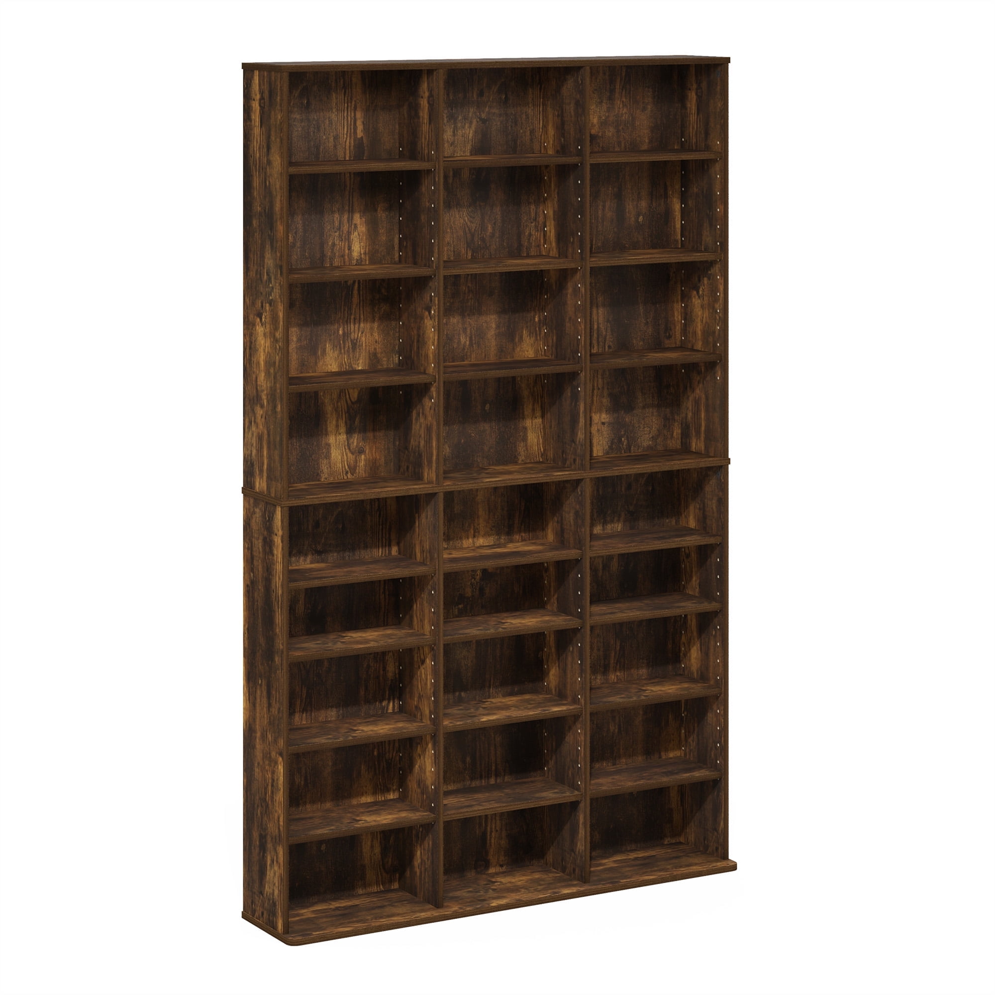 Furinno JAYA 24-Shelf Multimedia Media Storage Tower Rack with ...