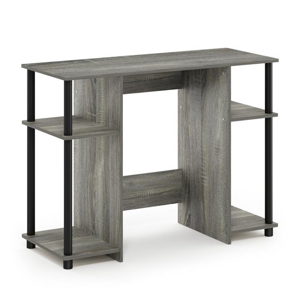 Furinno JAYA Engineered Wood Compact Computer Study Desk in Oak Gray ...