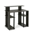 Furinno JAYA Simple Design Computer Writing Desk, Walnut - Walmart.com