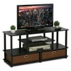 Furinno Just No-Tools Wide TV Stand - Easy Assembly, Low Rise, Suitable ...