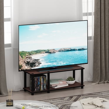 Furinno Just No-Tools Wide TV Stand - Easy Assembly, Low Rise, Suitable ...