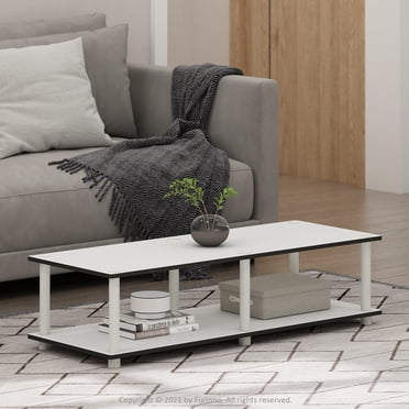 Furinno Just No-Tools Wide TV Stand - Easy Assembly, Low Rise, Suitable ...