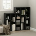 Furinno Luder Home Organizer, 11-Cube Reversible Open Shelf Bookcase ...