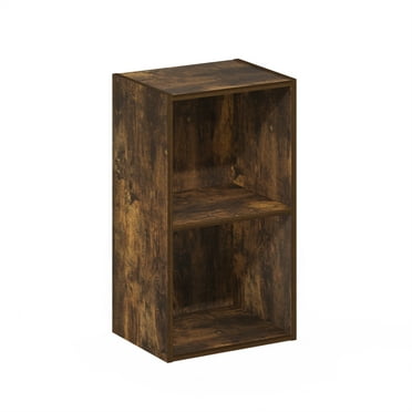 Free Shipping! Furinno Gruen 2-Tier Open Shelf Bookcase with 2 Doors ...