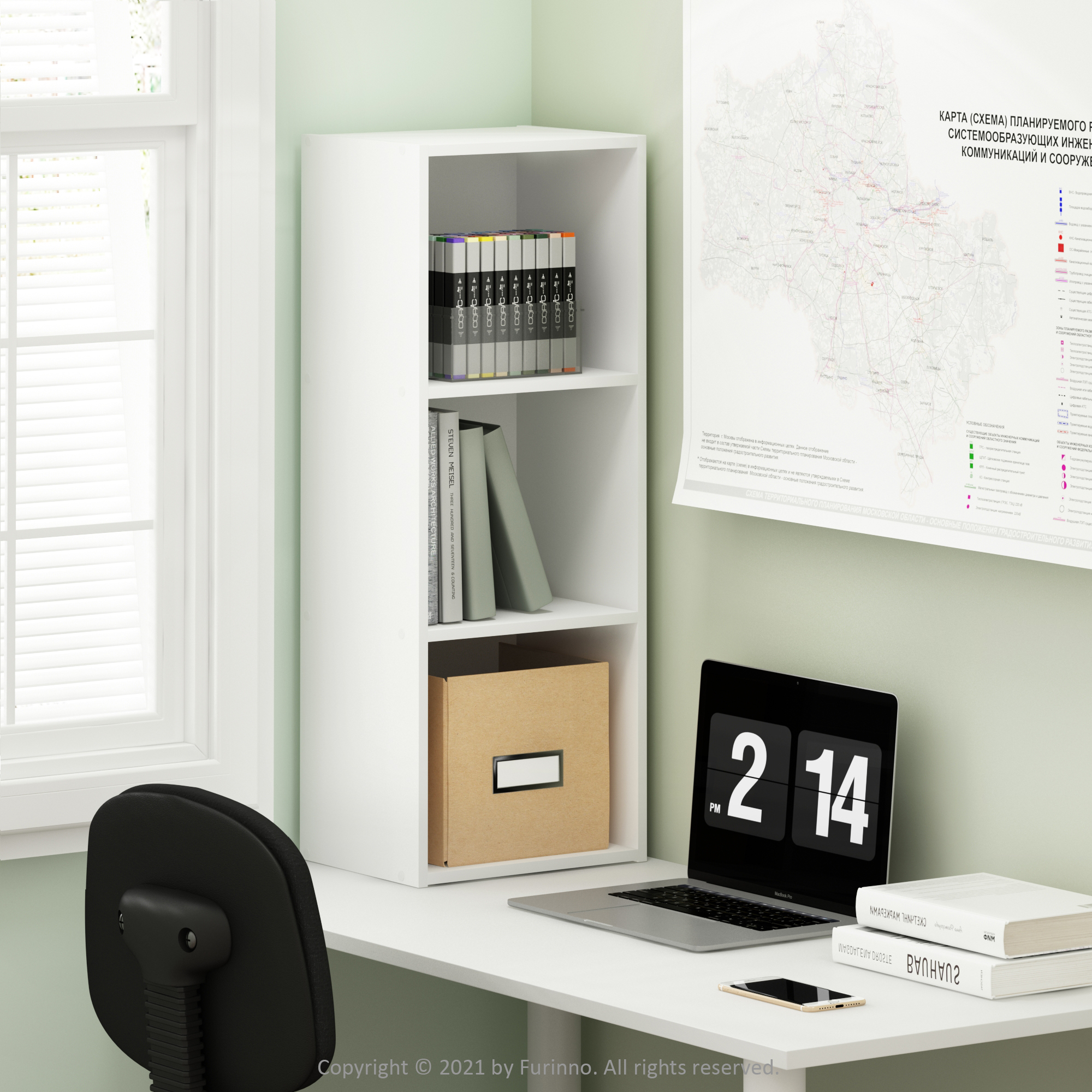 Sloped Shelf Welded Bookcase in Burgundy - Walmart.com