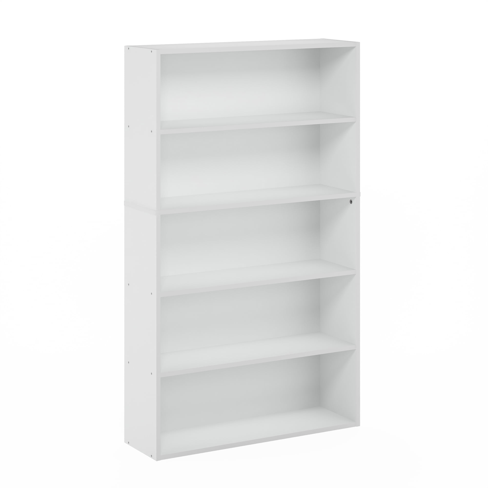 Furinno Pasir 5-Tier Open Shelf Bookcase, Bookshelf, 31.5 Inch Wide ...