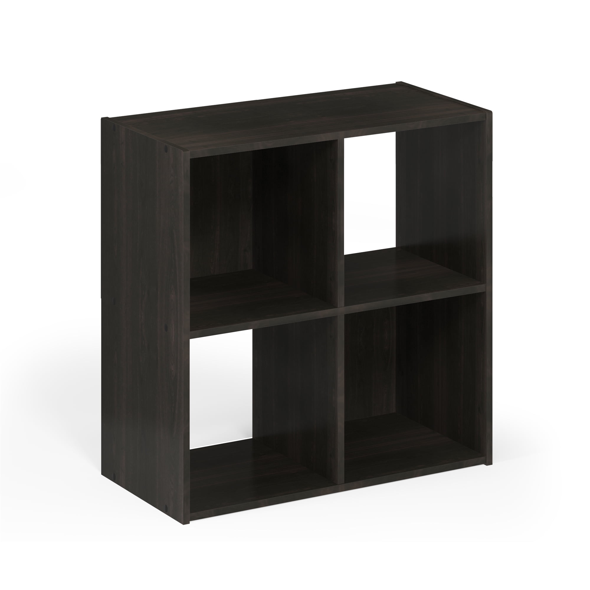 Furinno Pelli Cubic Storage Cabinet, 2x2, Espresso - Walmart.com
