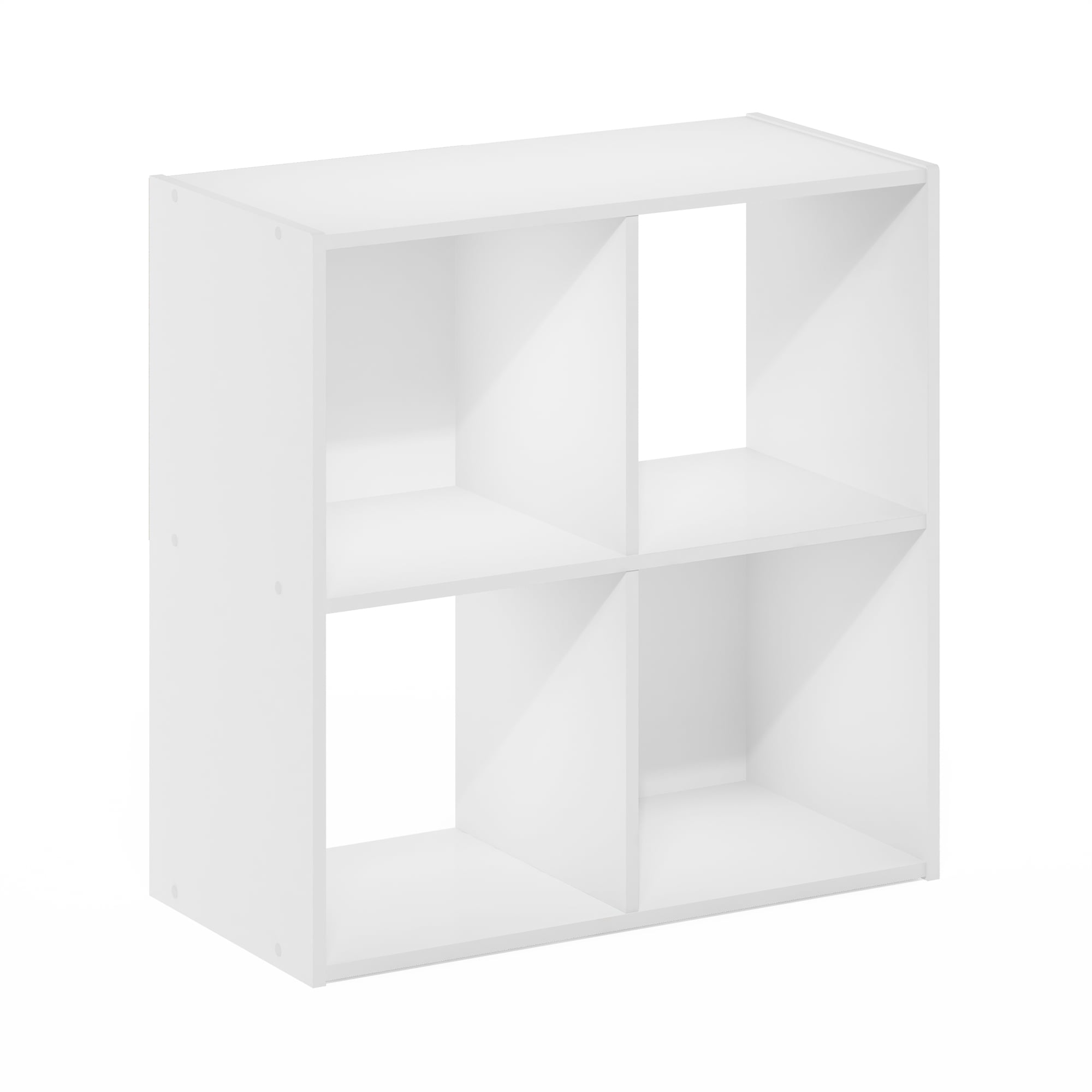 Furinno Pelli Cubic Storage Cabinet, 2x2, White - Walmart.com